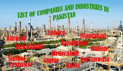 List of 303 Companies and Industries in Pakistan | by Shakir Muhammad ...