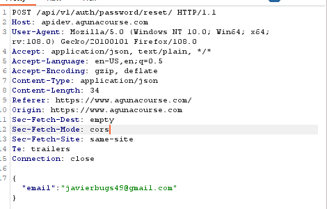 No Rate Limit On Forgot Password Page agunacourse | by Javierbugsrepot ...