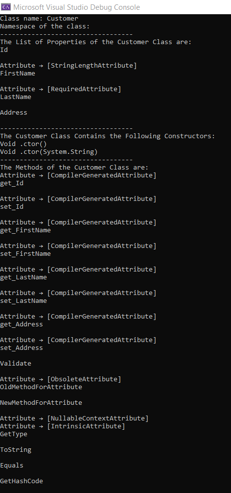 System.Reflection Library in C#. In C# programming language, we can ...