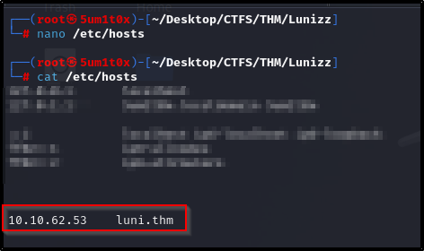 TryHackMe: Lunizz CTF Walkthrough | by 5um1t0x | Medium