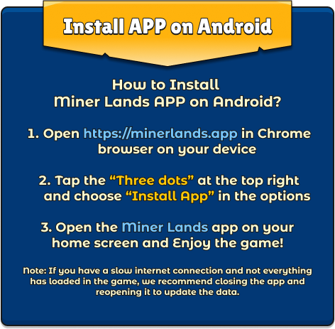 📱 APP Miner Lands on ANDROID !!! - MinerLands.app - Medium