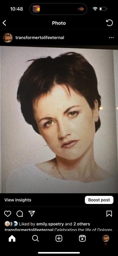 Honouring Dolores O’RIORDAN January 15th anniversary of her mysterious death in 2016… | by ...