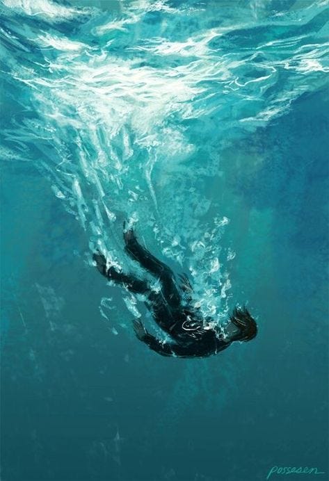 Breaching the Surface. “The world turned to a muffled roar… | by Love ...