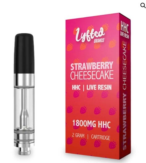 STRAWBERRY CHEESECAKE 2G HHC CARTRIDGE HYBRID - Lytedbrands - Medium