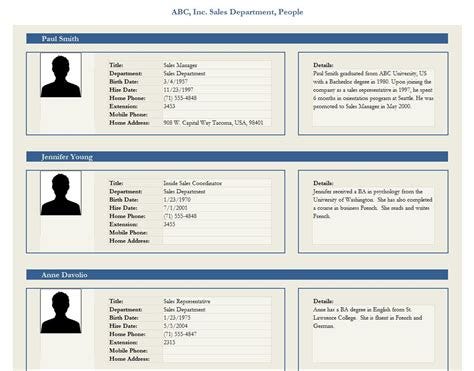 Employee Profile Template Word | by Indahiasionpaki | Medium