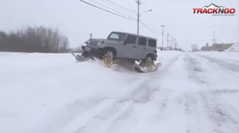 “Track n go” is the first ever wheel-driven track system 🚗 for your car ...