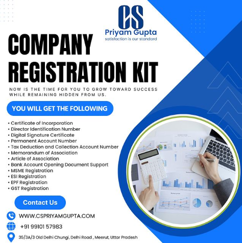 Company Registration Kit in Meerut - CS Priyam Gupta - Medium