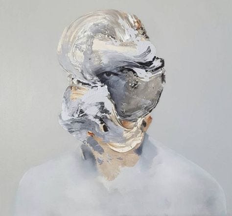 Body dysmorphia. Art by :Daniel Martin | by Sara AB | Medium