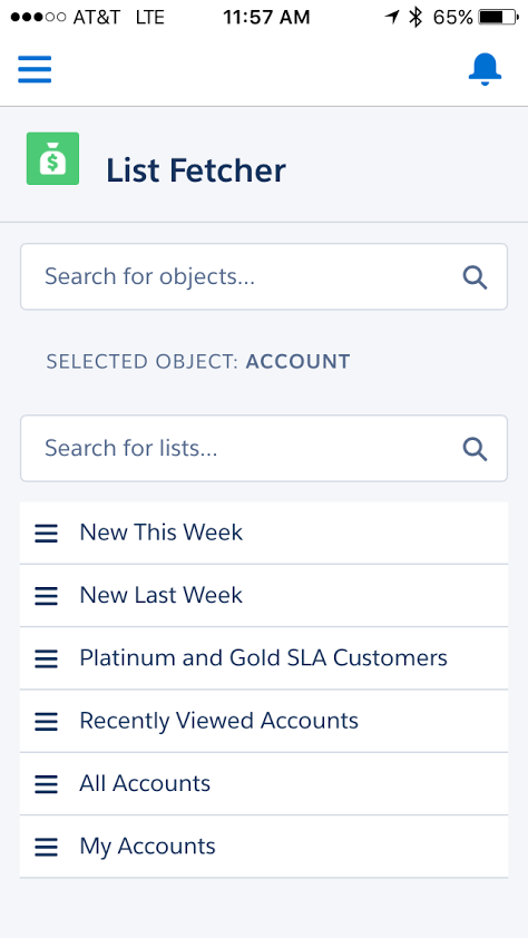 Access All List Views from Salesforce1 hybrid app | by KK Ramamoorthy | my journey with ...