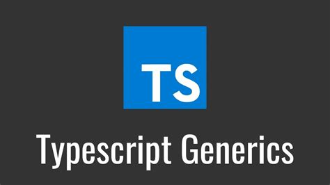 What are TypeScript generics and when should you use them? | by David ...