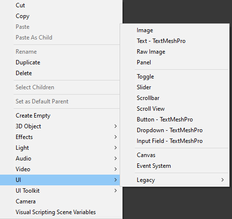 Ease of Building UI Elements in Unity - Kevin Corcoran - Medium