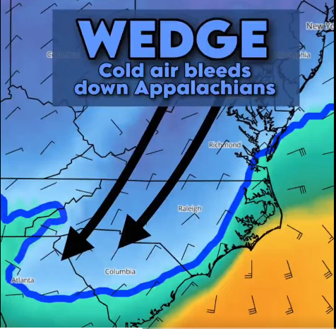 On the edge of winter wedge. A high impact winter storm on the way ...