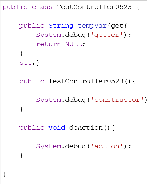 VF page load: The order of invocation of constructor, getter and action method when a ...