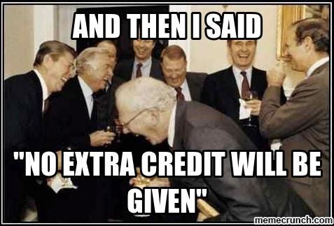Why I Do Not Use Extra Credit. If you ask most students, extra credit ...