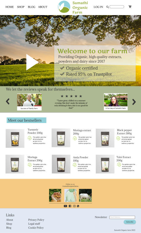 Bringing Organic online: website re ‘fresh’ | by Beth M | Medium