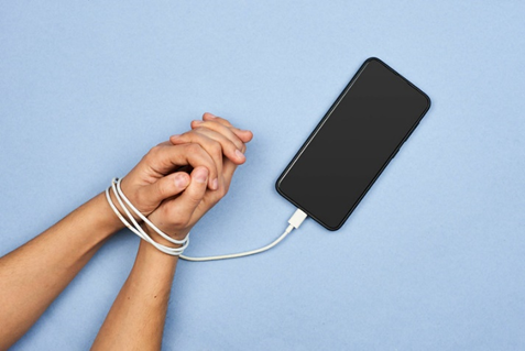 Trapped in a digital world. Nomophobia is defined as the fear of… | by ...