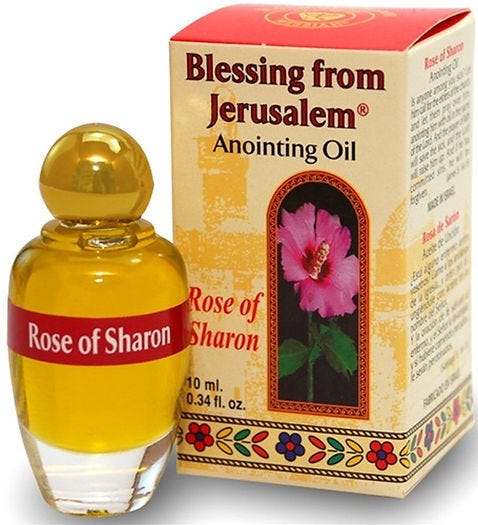 (Rose of Sharon) Biblically Inspired Jerusalem Anointing oil — 10 ml ...