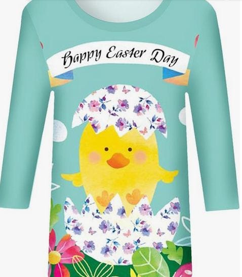 “Celebrate Easter in Style with 2024’s Fashion Tees: Casual Crewneck 3/ ...