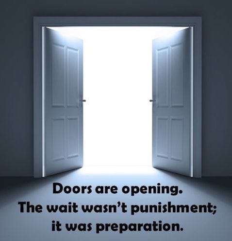 It requires preparation to open doors to realize our personal and ...