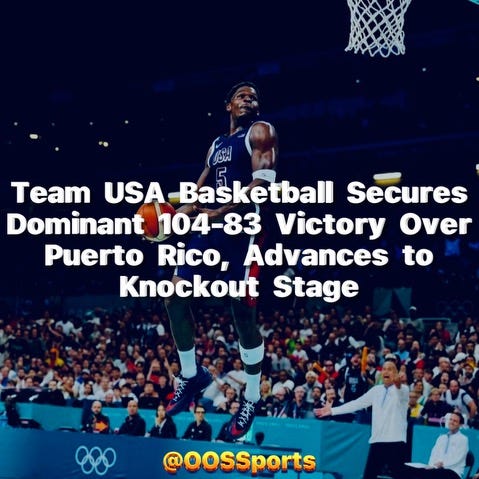 Dominant Team USA Defeats Puerto Rico 104-83: Edwards Shines with 26 ...
