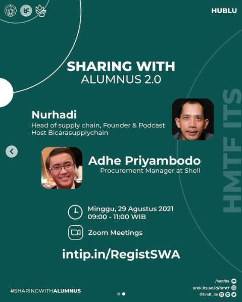 Sharing with Alumnus — HMTF Teknik Fisika ITS - Adhe Priyambodo - Medium