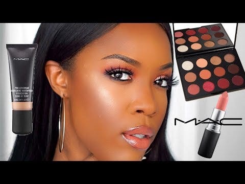 Mac Makeup FULL FACE OF MAC COSMETICS | ONE BRAND MAKEUP TUTORIAL ...