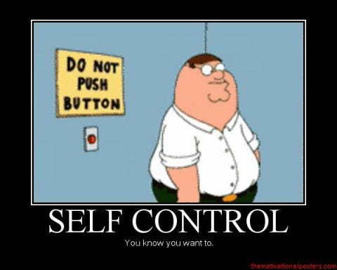 Self Control Kids Cartoon