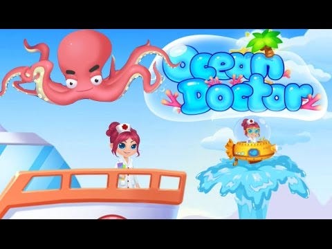 Ocean doctor | Saving marine animals | Learning Sea Animals | Libii ...