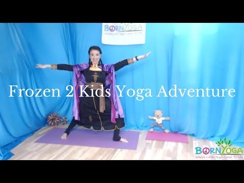 Frozen 2 Kids Yoga Adventure - Kidsco - Medium