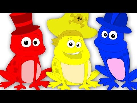 Learn Colors With Frogs | Baby And Colors Fun | Color Song | Funny ...