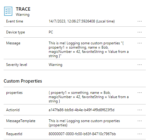 C# How to send custom objects and properties to Application Insights | by Wouter | .Net ...