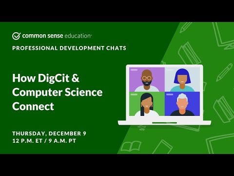 Common Sense PD: How DigCit & Computer Science Connect - Kidsco - Medium
