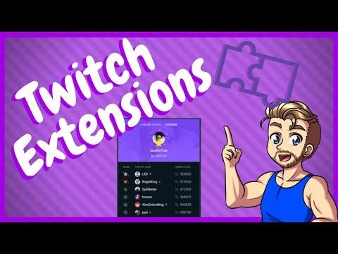 How To Use Twitch Extensions. Twitch Extensions are really good to ...