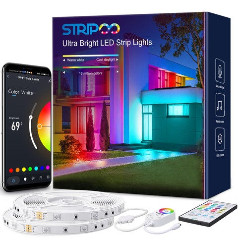 How To Choose Best Wi-Fi RGBIC LED Strips 50ft with Smart App Control ...