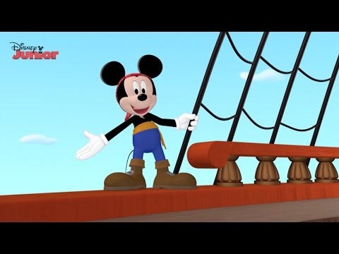 Captain Mickey Song | Mickey’s Pirate Adventure | Official Disney ...