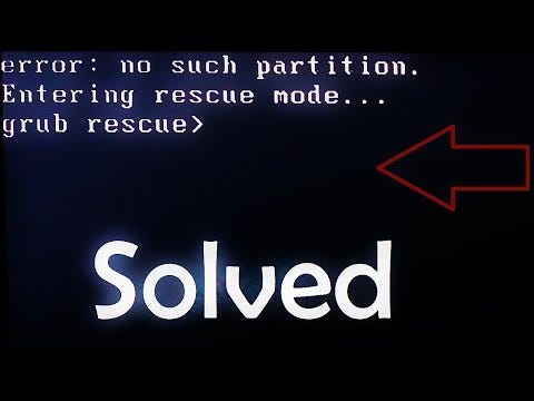 Grub Rescue Mode (Resolução!). Bom, se você tem Dual Boot, ou, pensa ...
