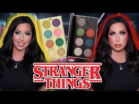 Mac Makeup Lip Swatches, Cheek Swatches, 2 Eye Looks | Mac X Stranger ...