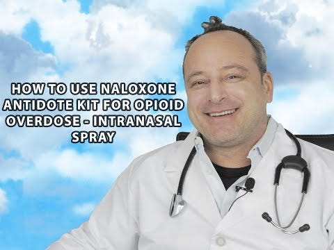 How To Use Naloxone Antidote Kit For Opioid Overdose : Intranasal Spray ...