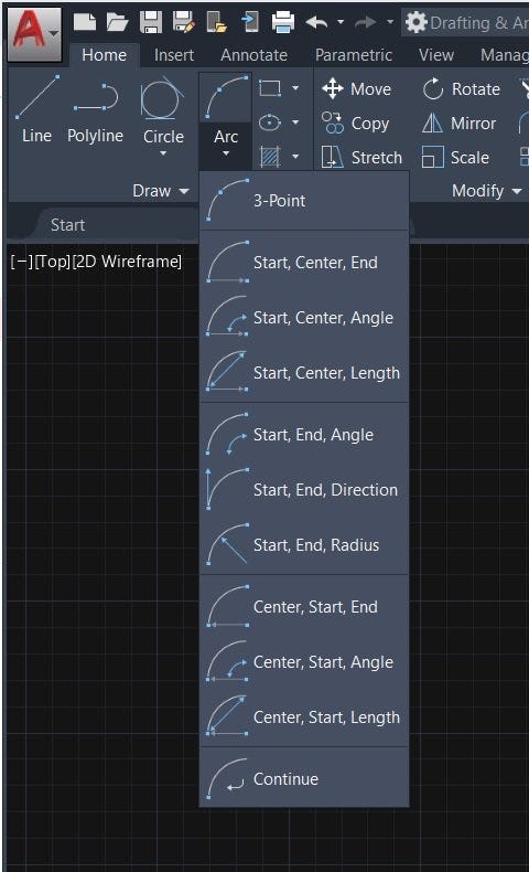 How to use the Arc command in AutoCAD? | by Autocadprojectsofficial ...