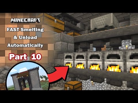 #10 — FAST Smelter Machine + Automatic Item Un-Loader (in Castle) | in ...
