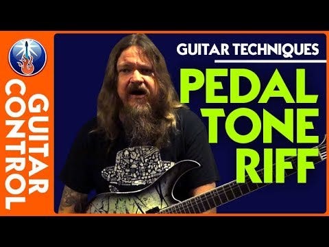 Guitar Techniques: Pedal Tone Riff | by Guitar Control | Medium
