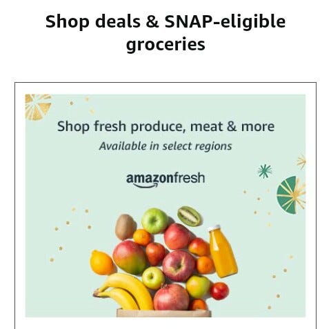 Amazon Fresh SNAP EBT Card - Yudha Nova - Medium