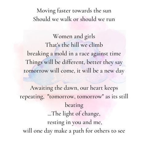 The Hill We Climb — A poem for Amanda Gorman - Courtney Kelleigh ...