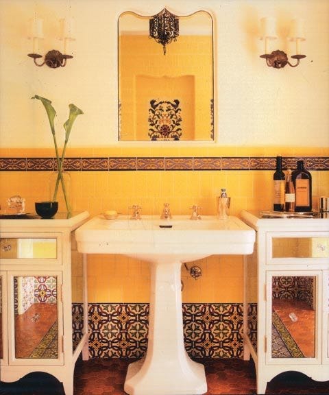 Tile by Style: Spanish Colonial Bathroom | by Fireclay Tile | Medium