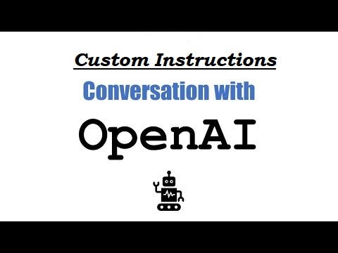 Creating Tailored Conversations with OpenAI’s Custom Instructions | by Pankaj | Medium