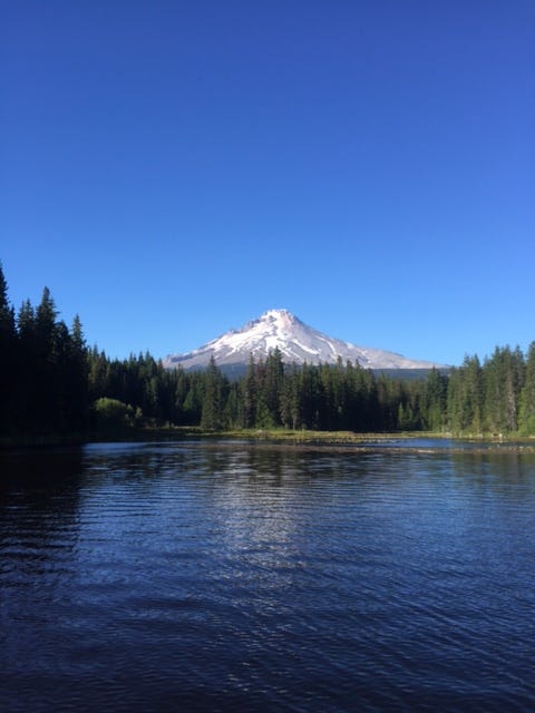 Trillium Lake. Get There! — Map and Directions… | by M.H. Curl ...
