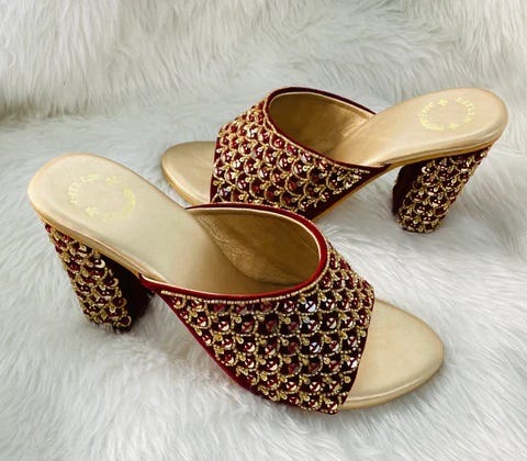 Best Sandal Heels For Wedding - Rajasthani Stuff - Medium