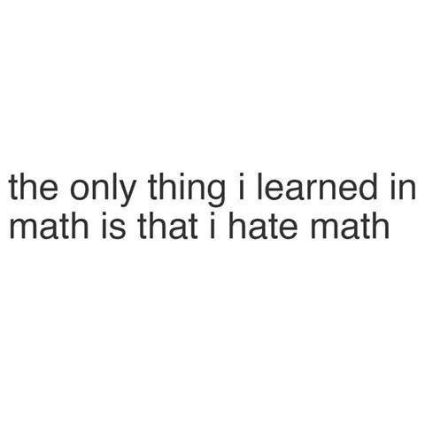 “It’s Okay to Not Love Math!”. I have always been an average student ...