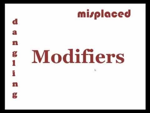 Professional Editor’s Corner: Dangling and Misplaced Modifiers | by ...
