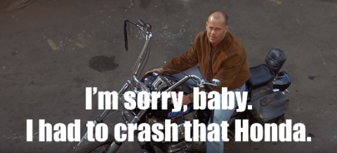 Bruce Willis Pulp Fiction Chopper